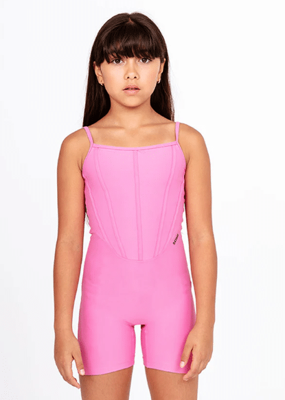 Upstage World Prima Unitard - Pink - Spangles Dancewear