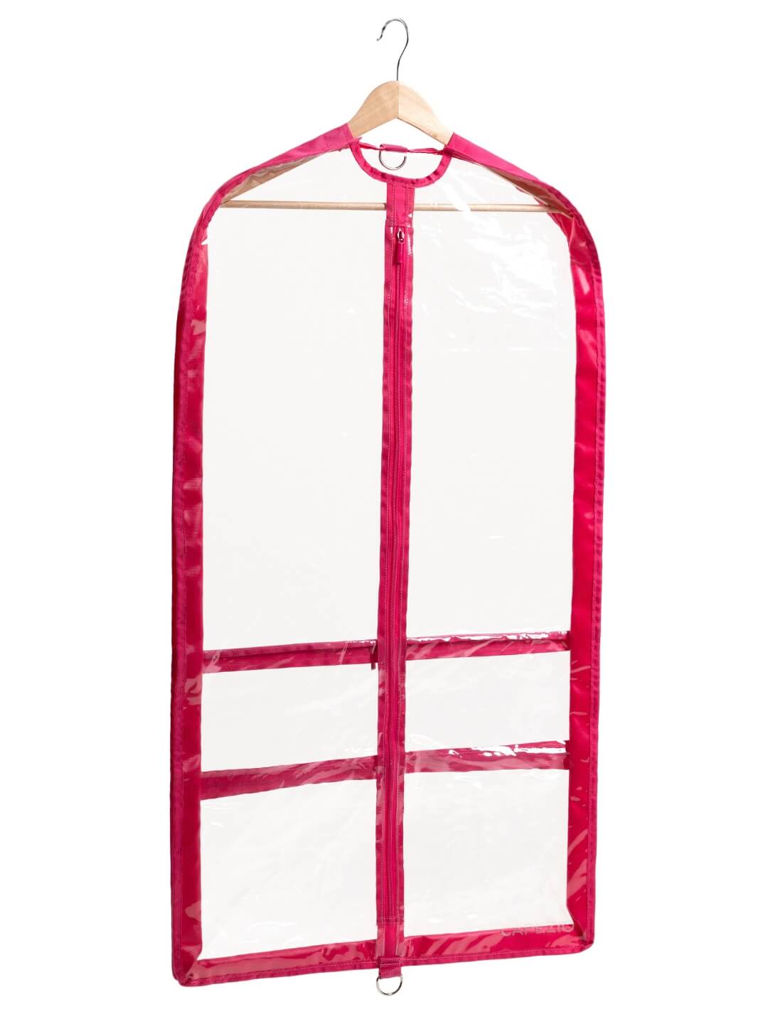 Garment Bag - Clear/Pink - Spangles Dancewear